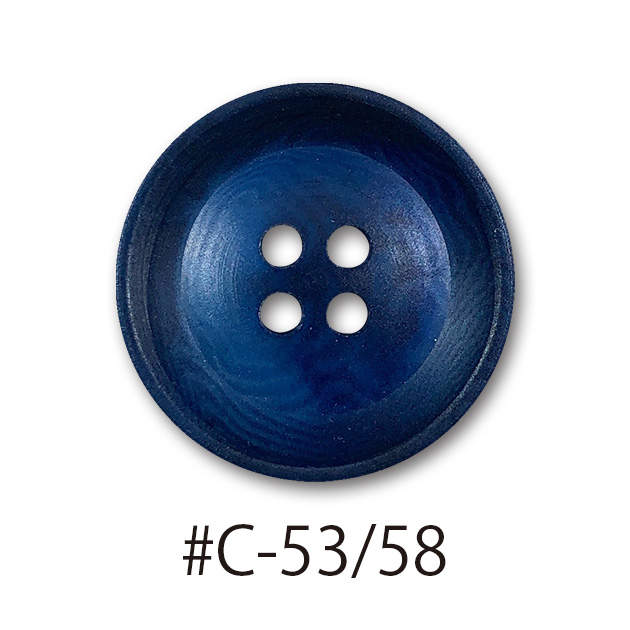 BUTTON SHOP JAPAN / COROZO NUT BUTTON TWO TONE COROZO #TNC-029Y
